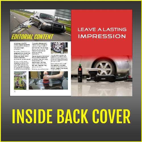 Inside Front Cover - PRO Detailer Magazine