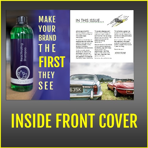 Inside Front Cover - PRO Detailer Magazine