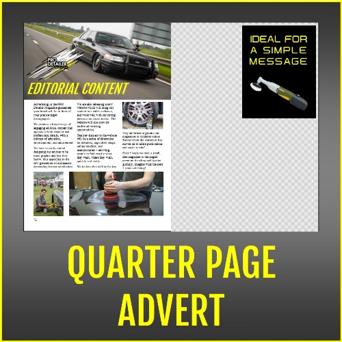 Quarter Page - PRO Detailer Magazine